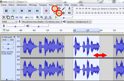 Prise en main du logiciel Audacity